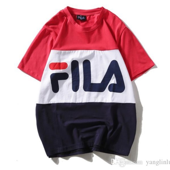 Fila | Tops | Fila 0 Cotton Size Large New With Tags | Poshmark